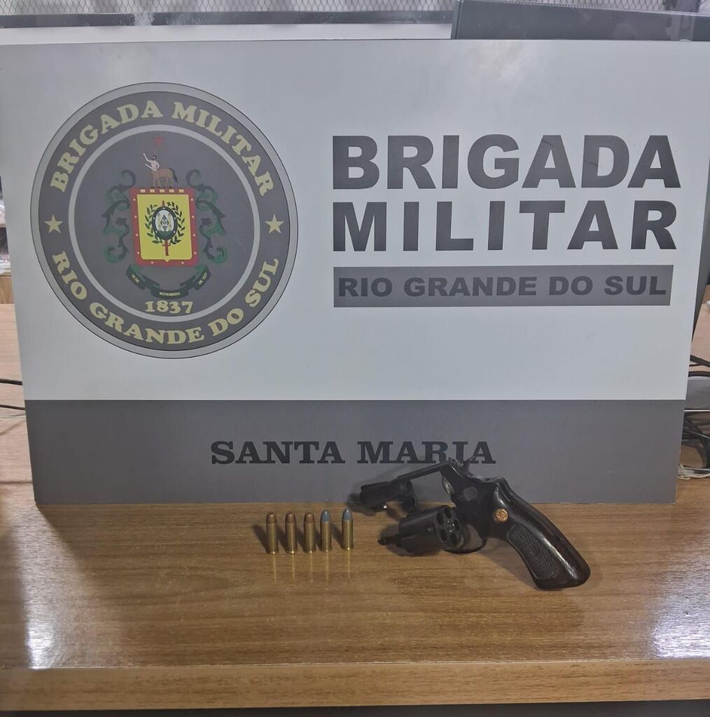 Arma De Fogo é Apreendida Pela Brigada Militar Em Santa Maria